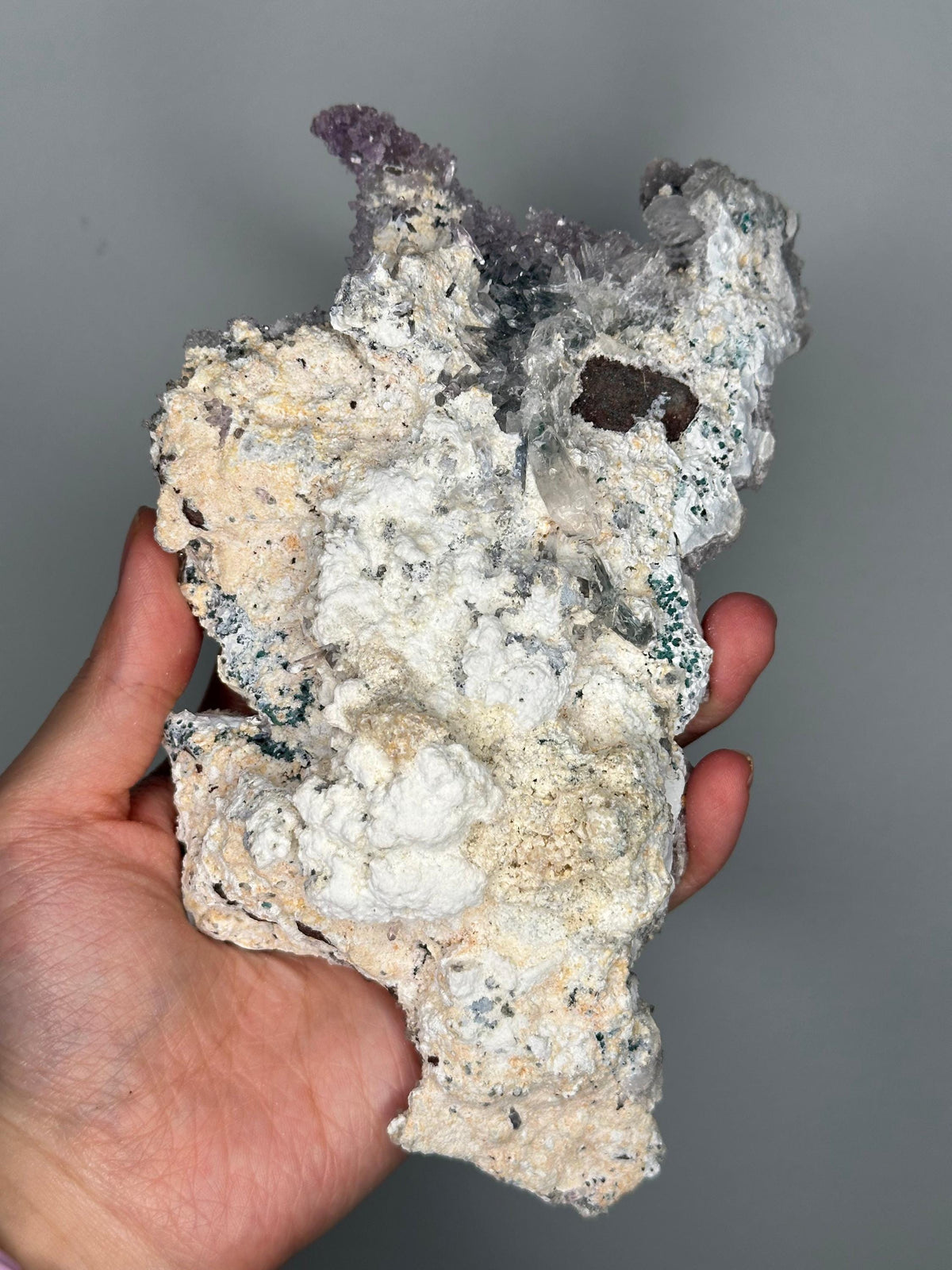 Zeolite Mineral Specimen | Raw Crystal Formation for Calming Energy, C ...